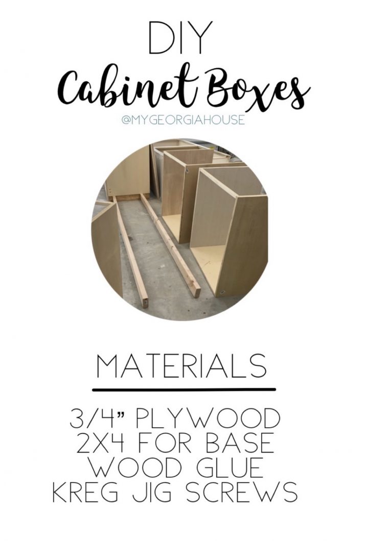 DIY Cabinets Part 1 – Boxes – My Georgia House